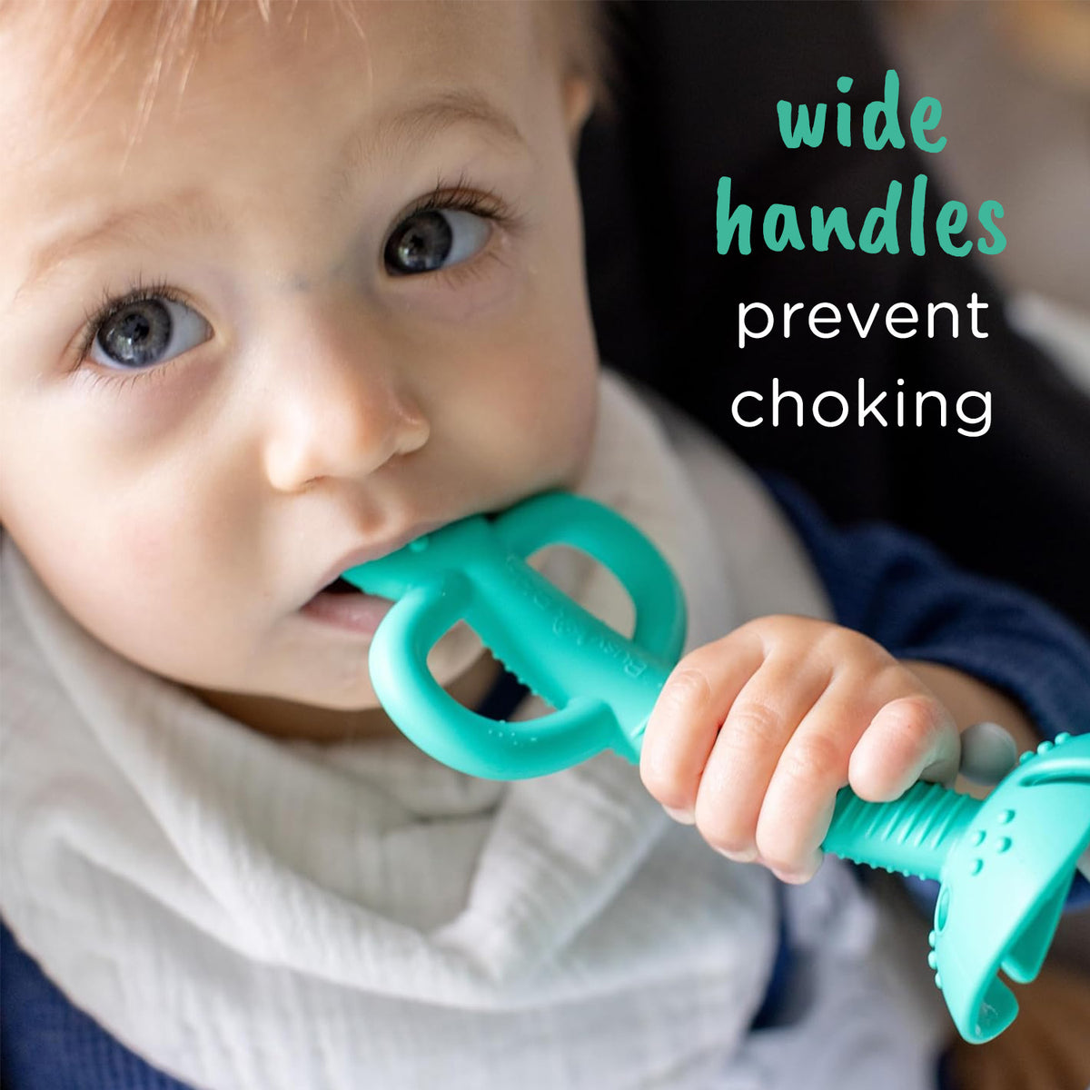 Silicone Teether & Training Spoon | BPA & BPS Free – Busy Baby