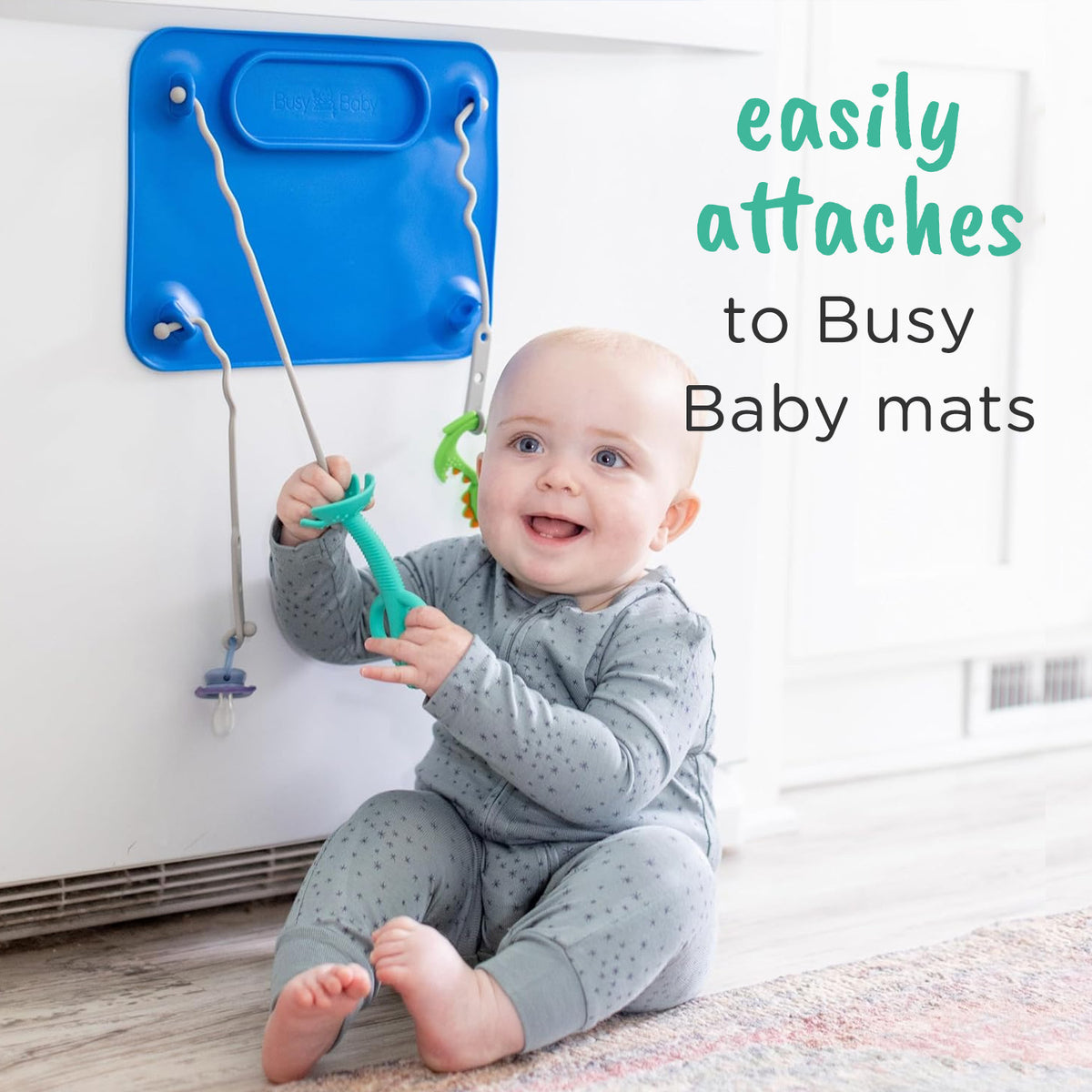 Silicone Teether & Training Spoon | BPA & BPS Free – Busy Baby